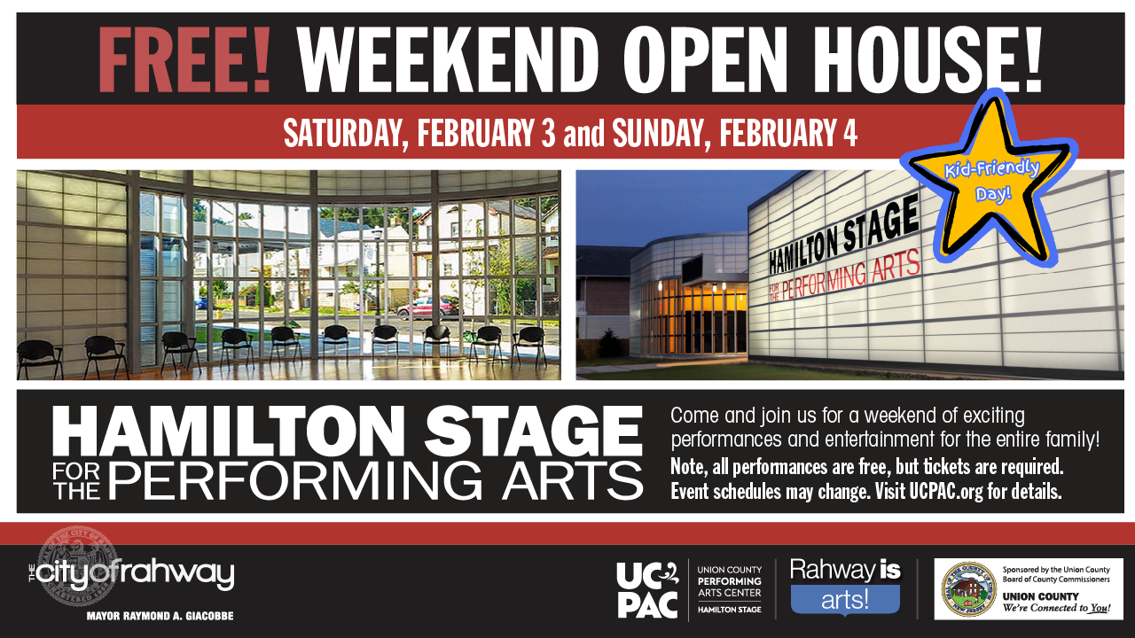 FREE KID-FRIENDLY EVENTS IN RAHWAY SUN. 2/4 12-4 PM