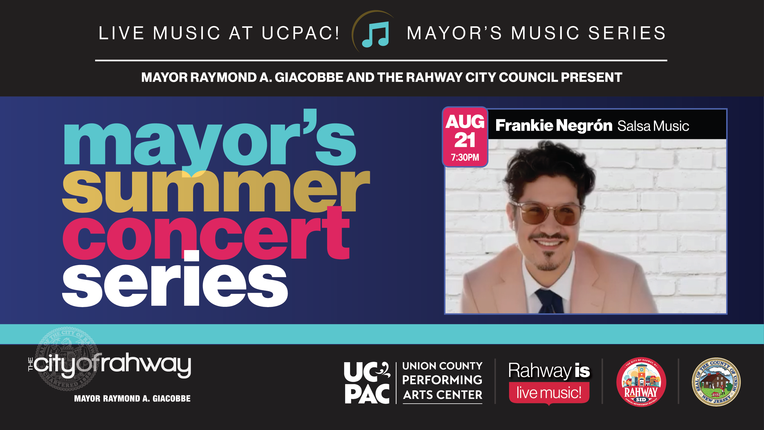 FRANKIE NEGRÓN - RAHWAY 8/21 - FREE!